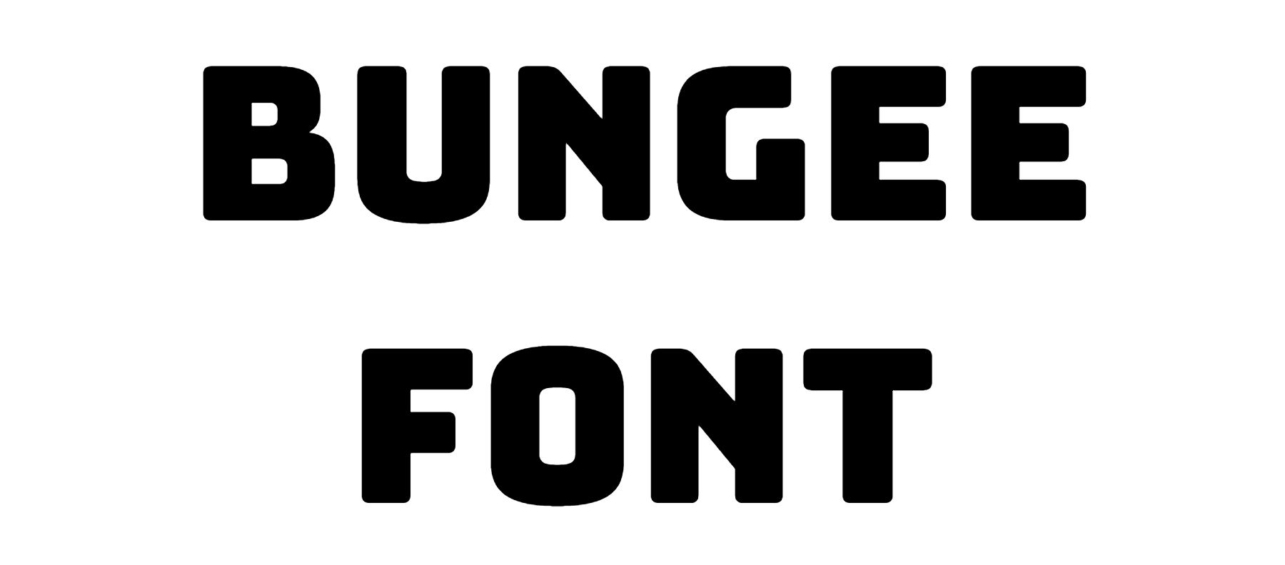 Bungee Font - DafontStyle