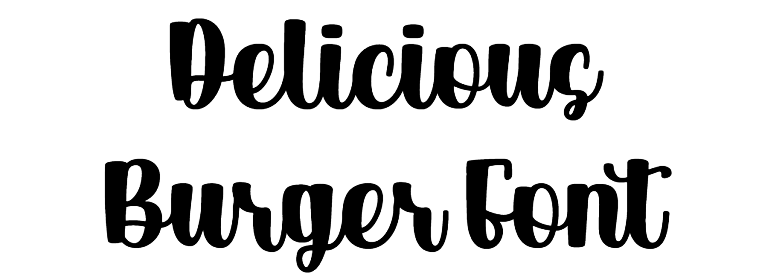 Delicious Burger Font - Dafont Style