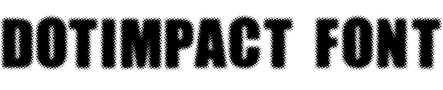 Dotimpact Font - Dafont Style