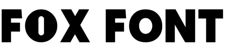 FOX Font - Dafont Style