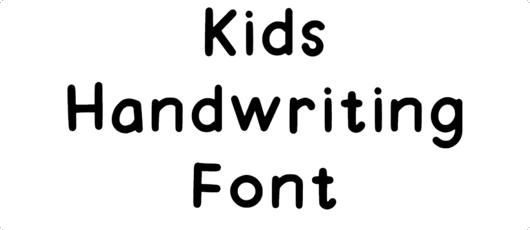 Kids Handwriting Font - DaFоит 𝓈𝓉𝓎𝓁𝑒
