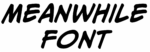 Meanwhile Font - DafontStyle