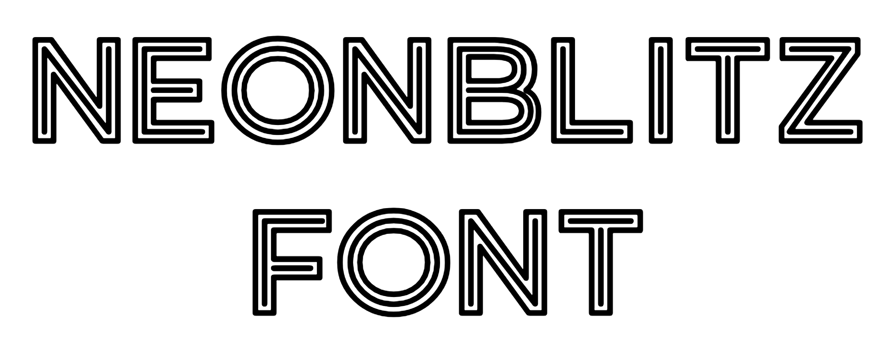Neonblitz Font - Dafont Style