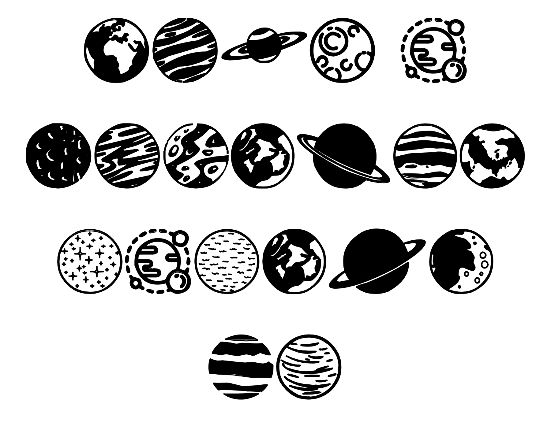 Planets Font - DafontStyle