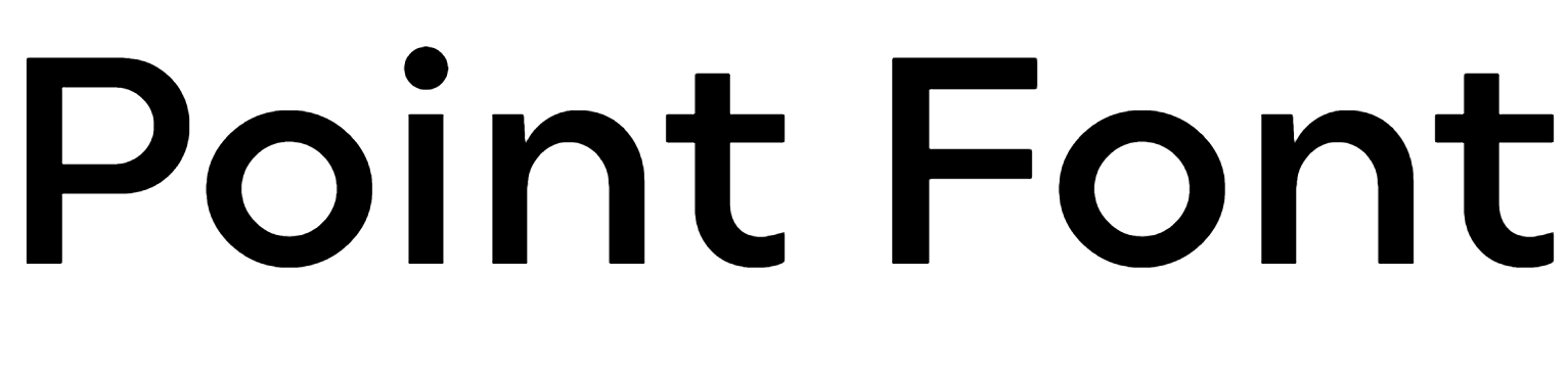 Point Font Family - Dafont Free Font