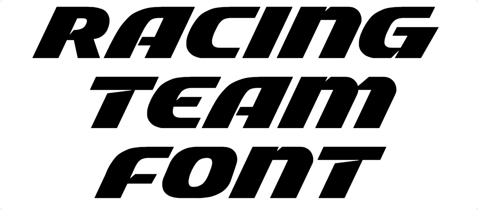Racing Team Font - DafontStyle