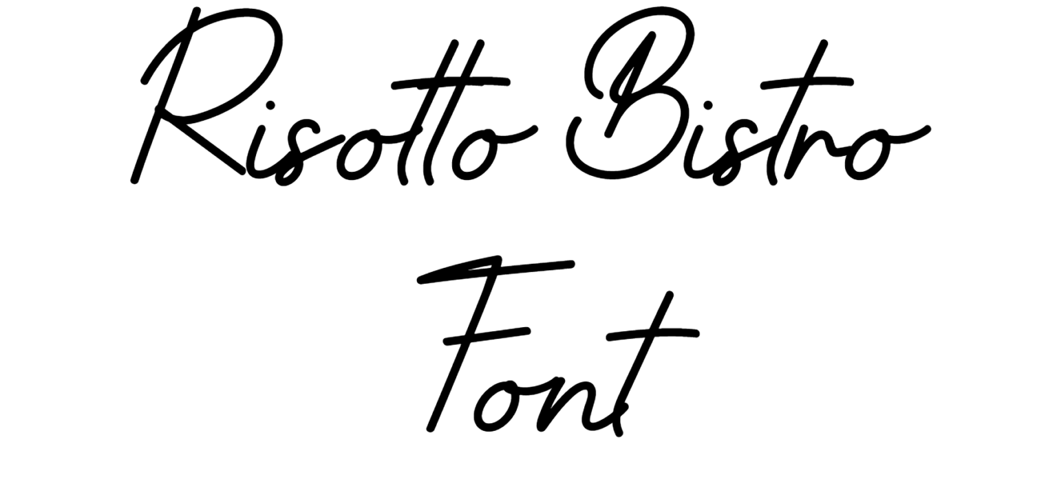 Risotto Bistro Font - DafontStyle