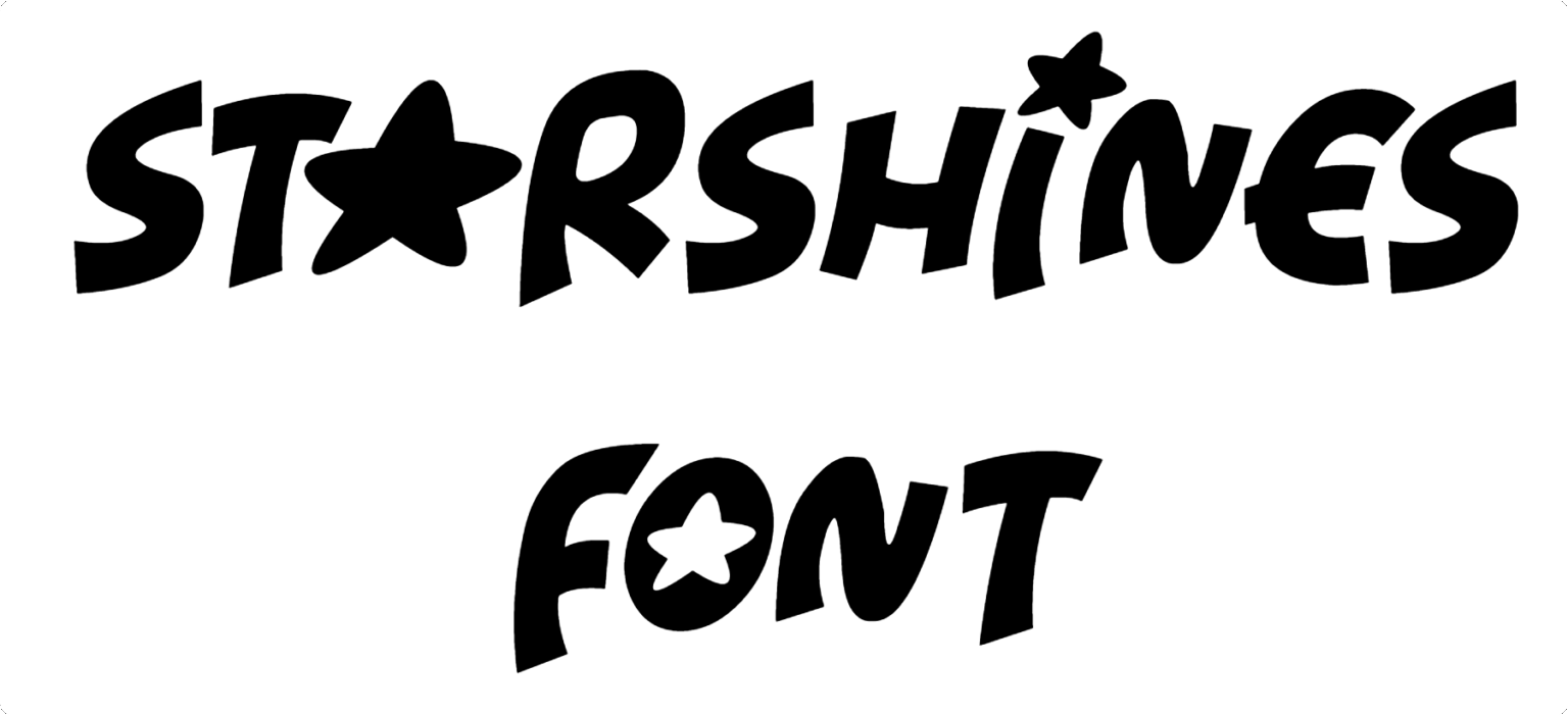 Starshines Font - Dafont Style
