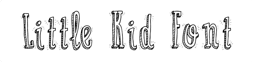 Little Kid Font - DaFоит 𝓈𝓉𝓎𝓁𝑒