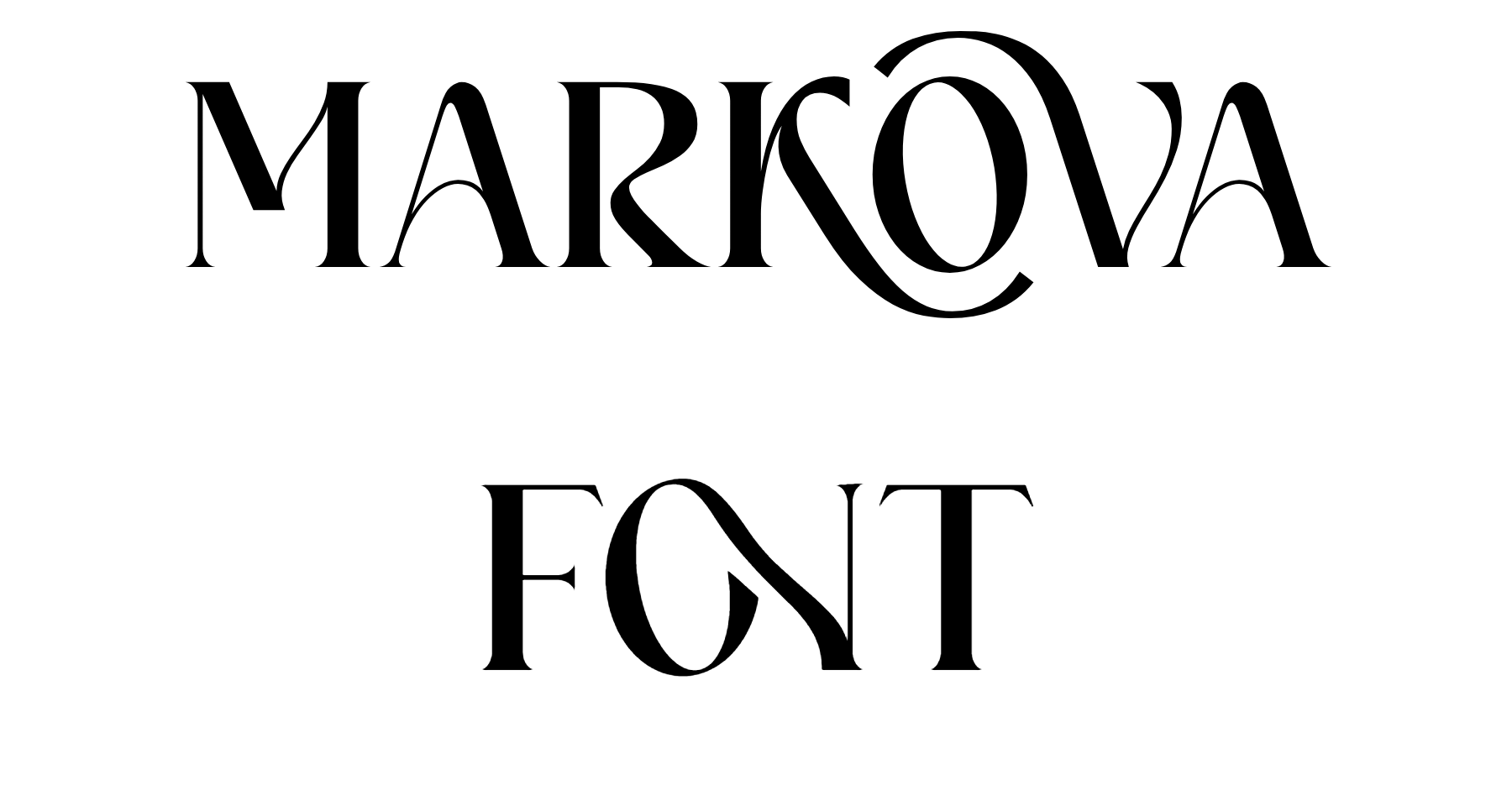 Markova Font - DaFоит 𝓈𝓉𝓎𝓁𝑒