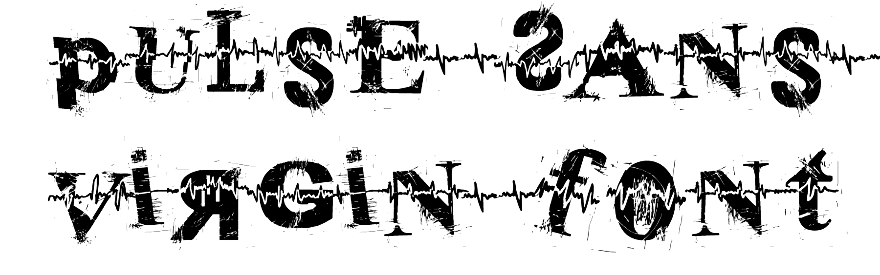 Pulse Sans Virgin Font - Dafont Free Font