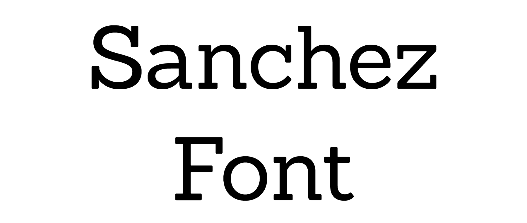Sanchez Font - Dafont Free Font