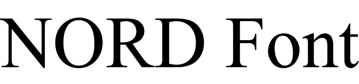 NORD Font - Dafont Free Font