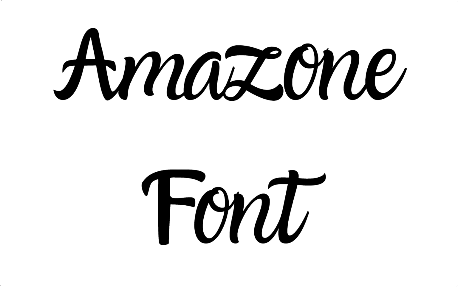Amazone Font - Dafont Style