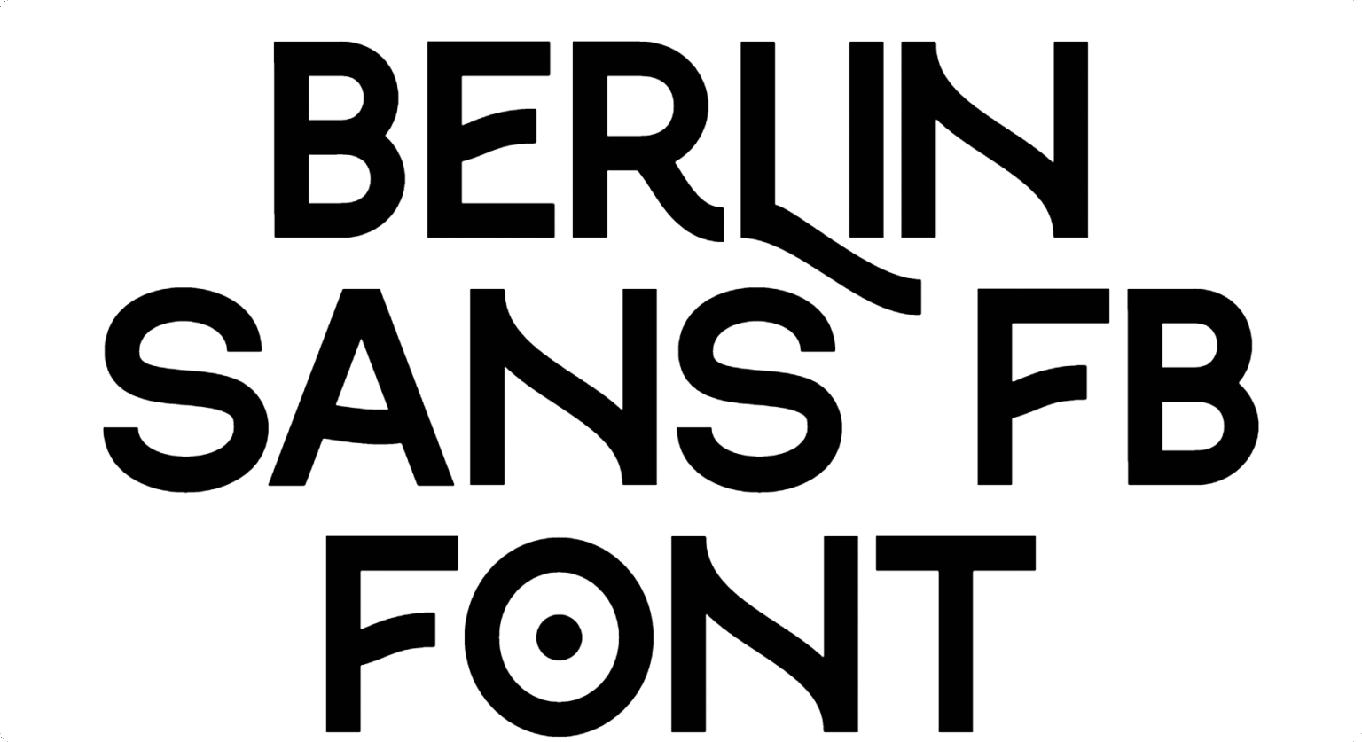 Berlin Sans FB Font - Dafont Style