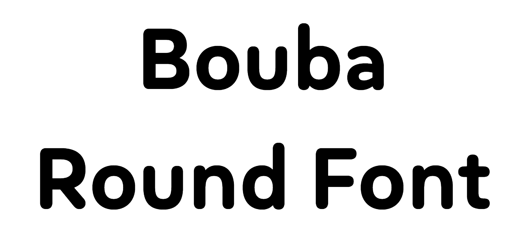 Bouba Round Font - Dafont Style