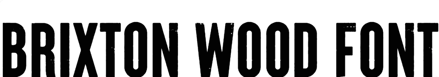 Brixton Wood Font - DafontStyle