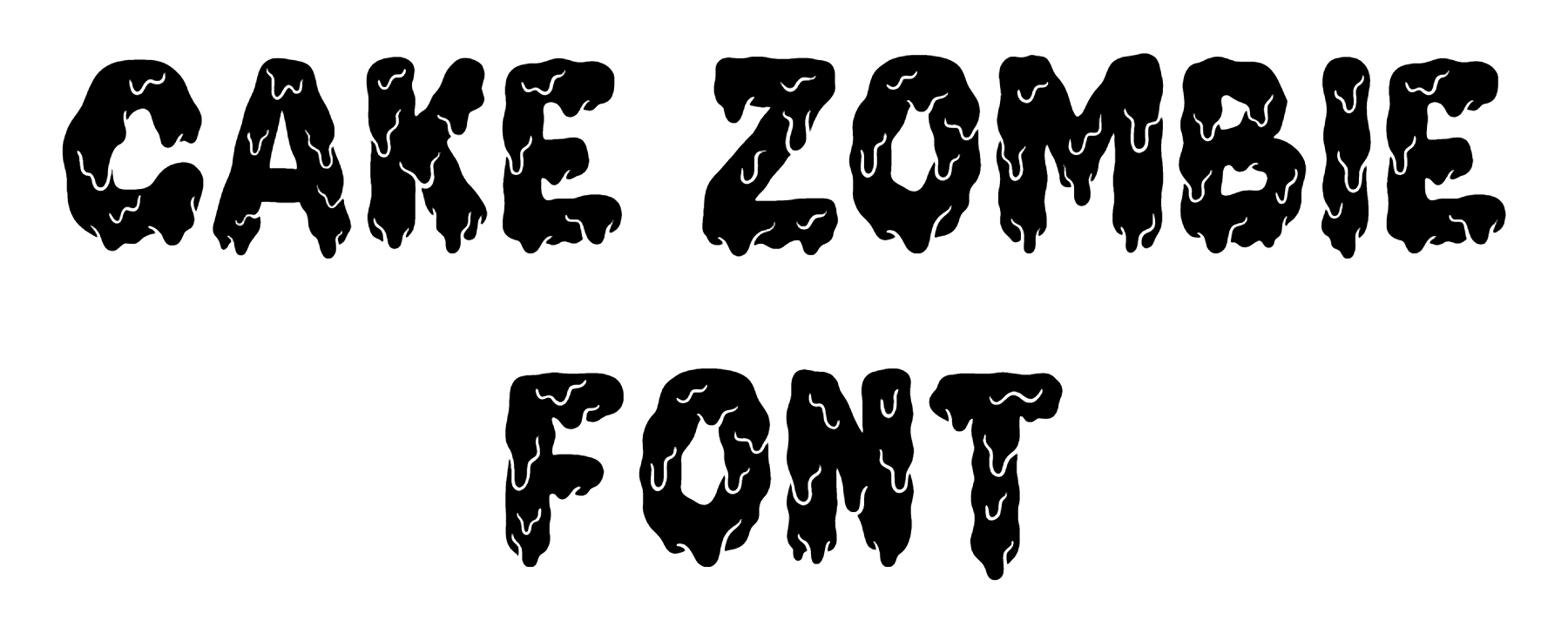 Cake Zombie Font - DafontStyle