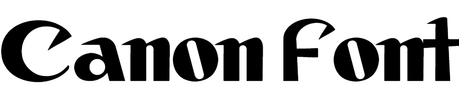 Canon Font - Dafont Style