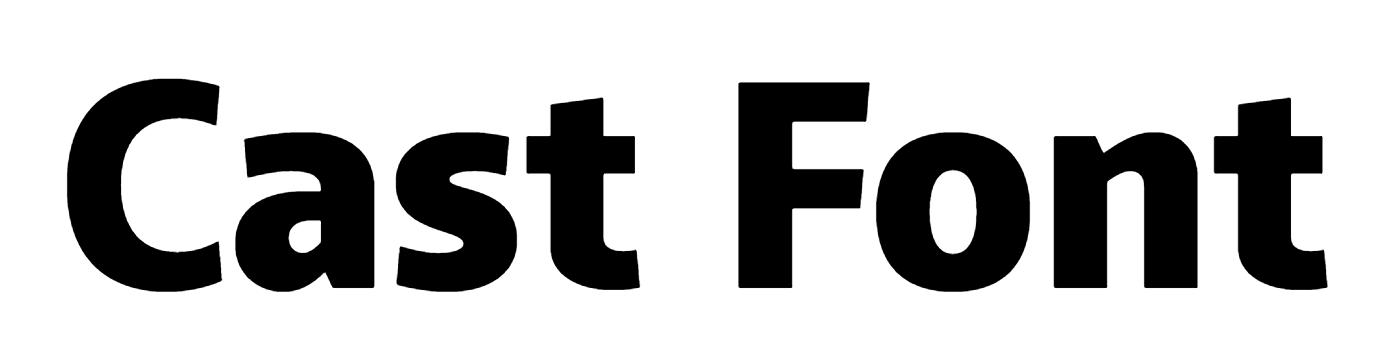 Cast Font - Dafont Style