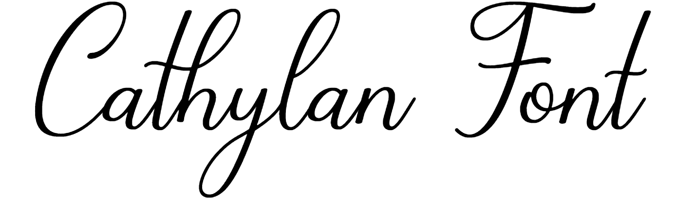 Cathylan Font - Dafont Style