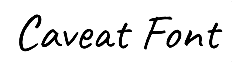 Caveat Font - DafontStyle