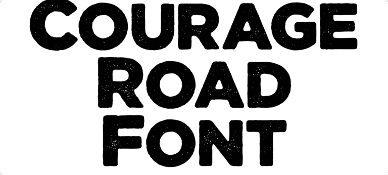 Courage Road Font - Dafont Style