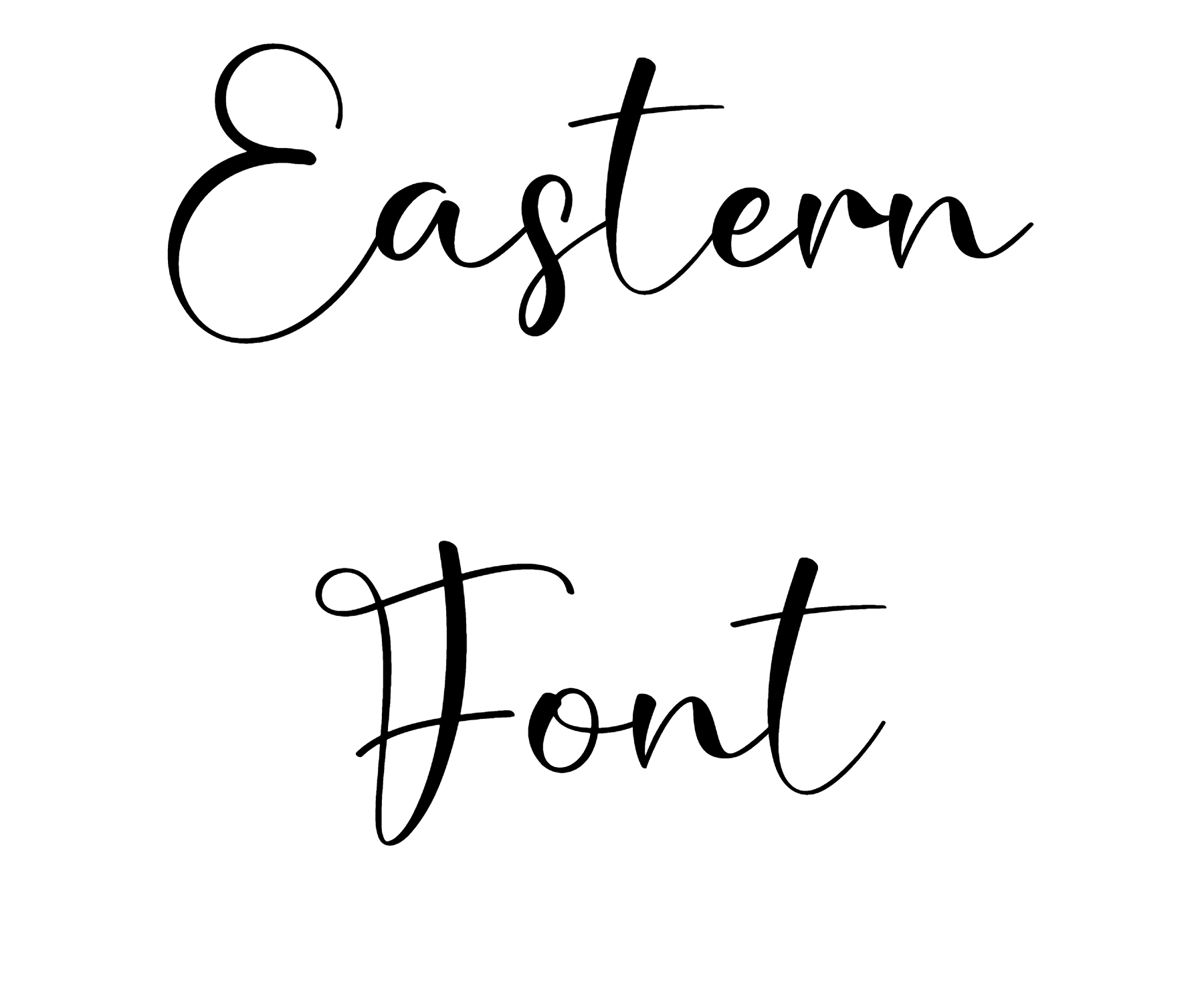 Eastern Font - Dafont Style