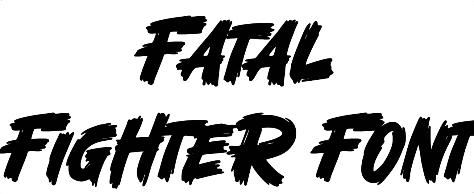 Fatal Fighter Font - Dafont Style