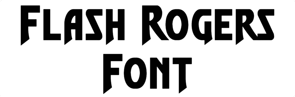 Flash Rogers Font - Dafont Style