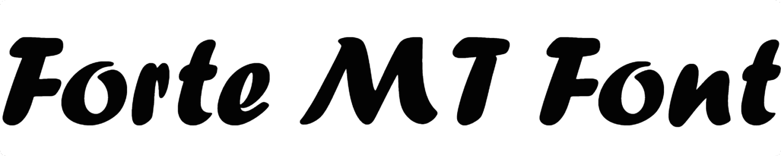 Forte MT Font - Dafont Style