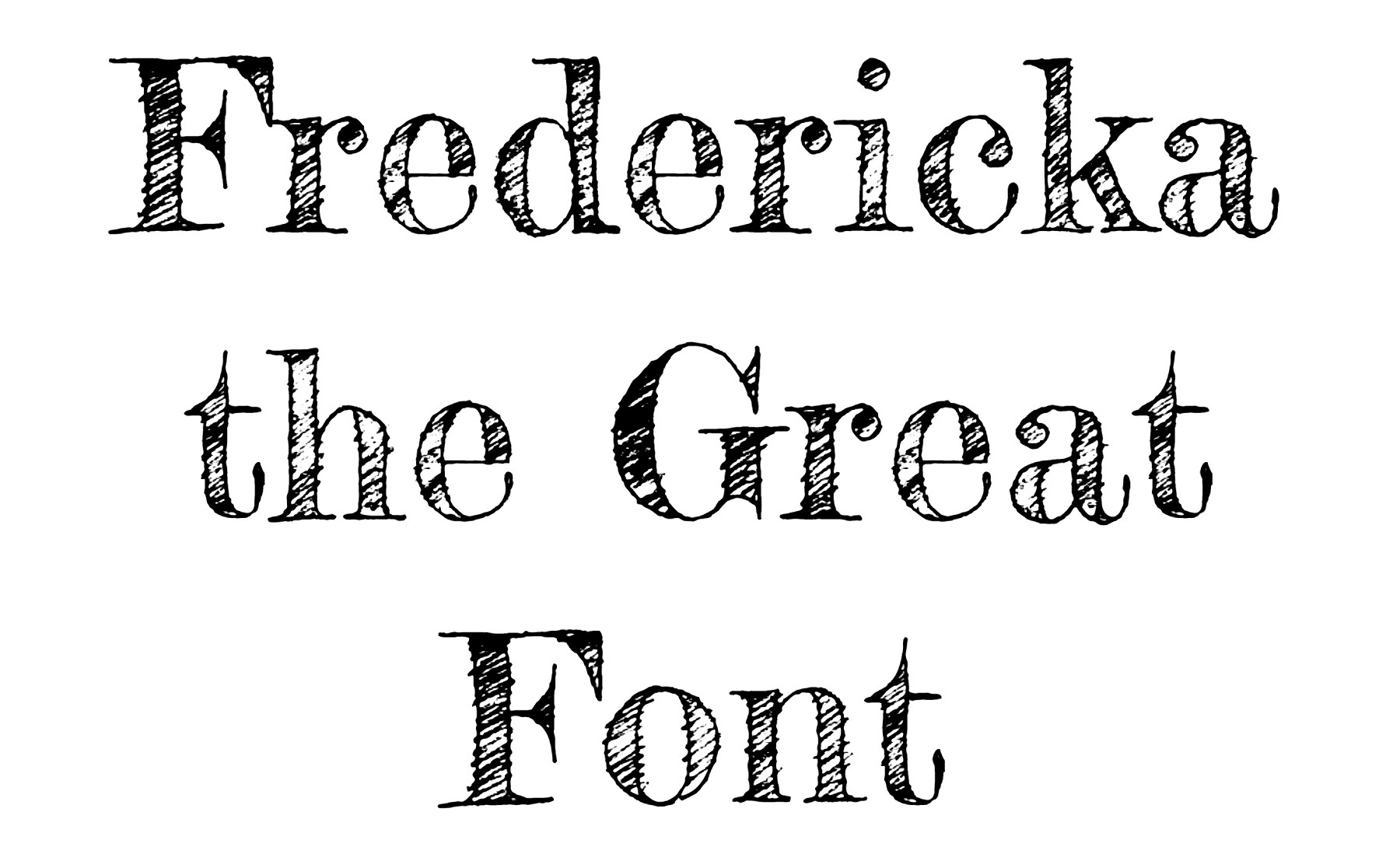 Fredericka the Great Font - Dafont Style