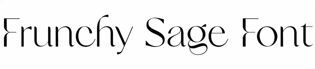 Frunchy Sage Font - DafontStyle