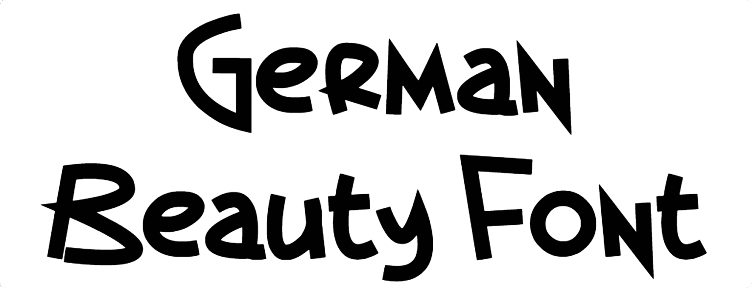 German Beauty Font - Dafont Style