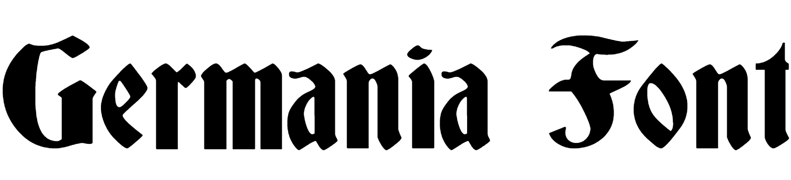 Germania Font - Dafont Style