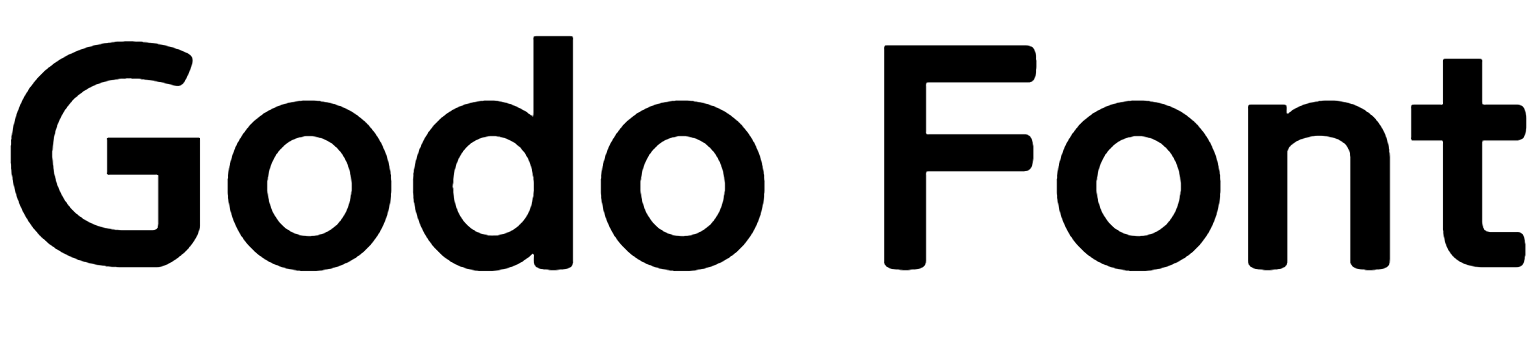 Godo Font - Dafont Style