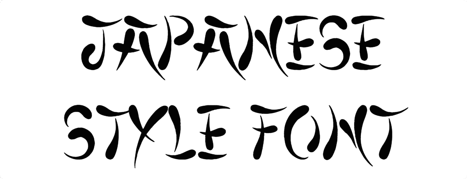 Japanese Style Font - DafontStyle