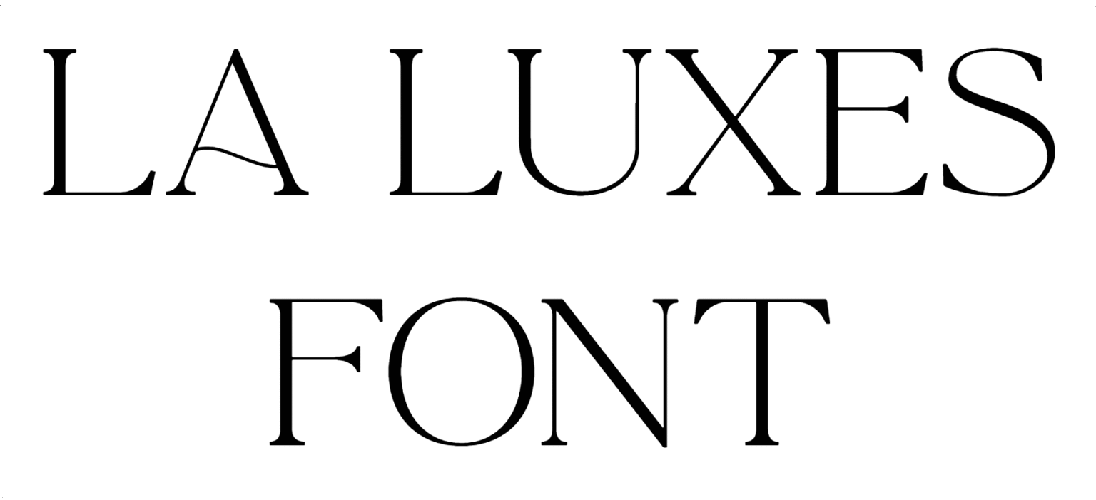 La Luxes Font - Dafont Style