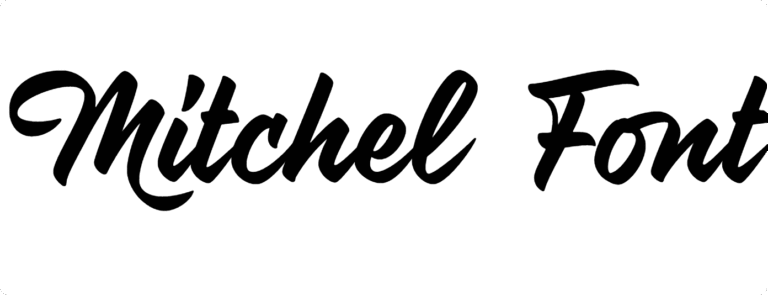 Mitchel Font - Dafont Style