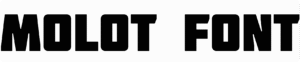 Molot Font - Dafont Style
