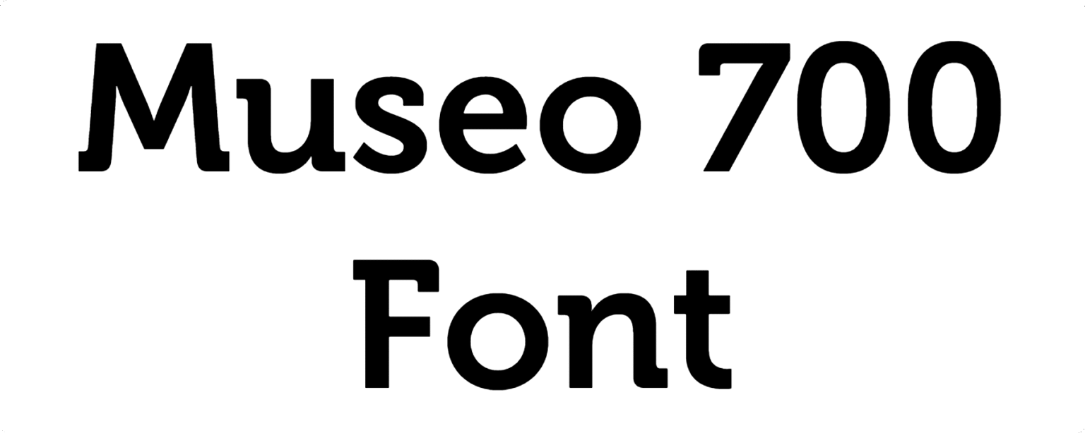 Museo 700 Font - Dafont Style