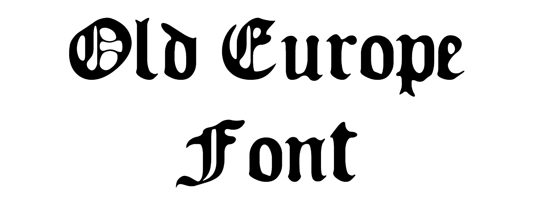 Old Europe Font - DafontStyle