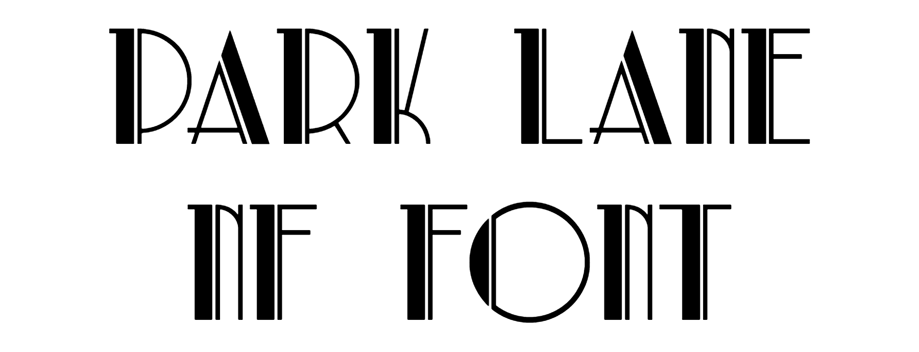 Park Lane NF Font - DafontStyle