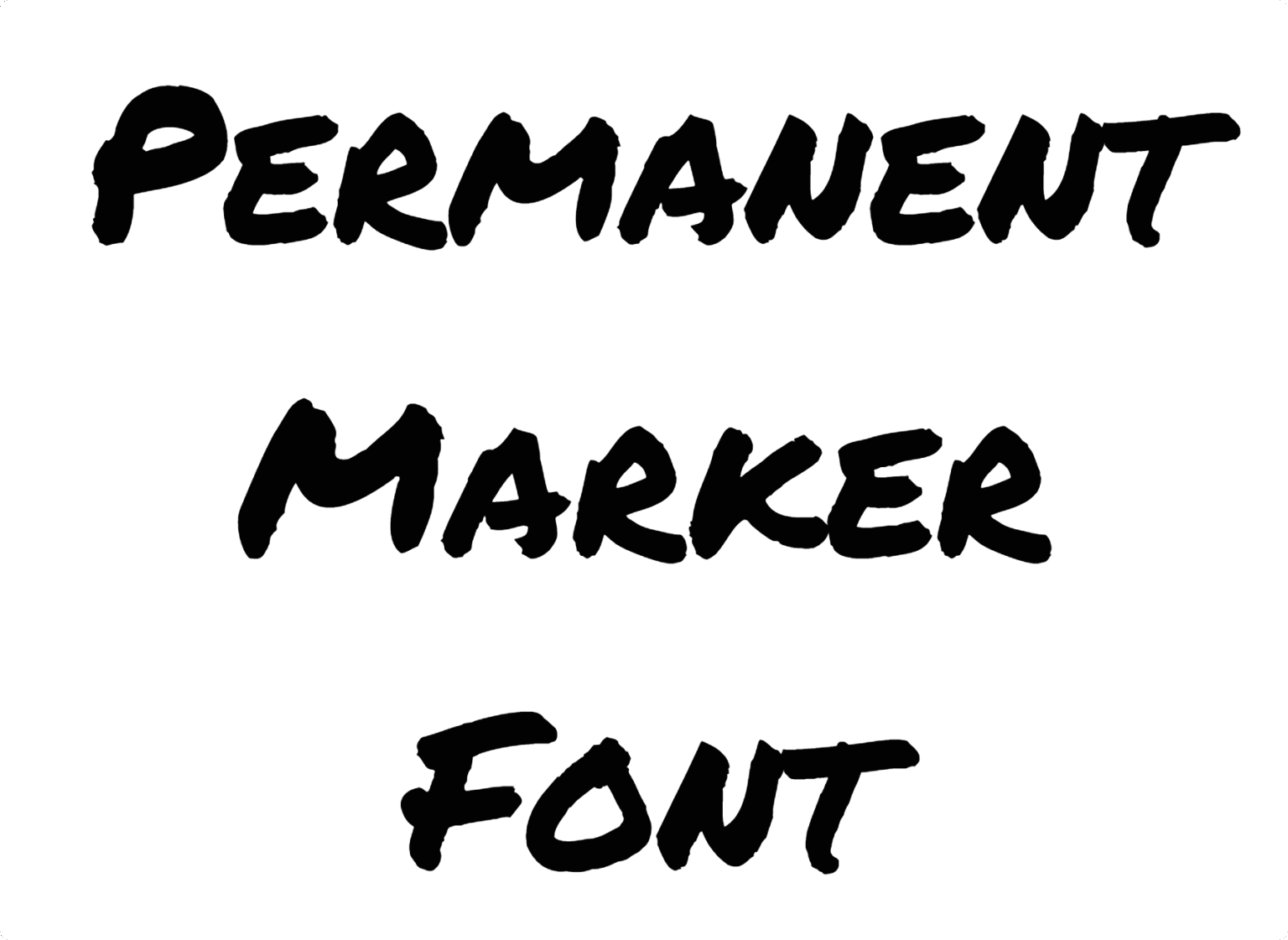 Permanent Marker Font - DafontStyle