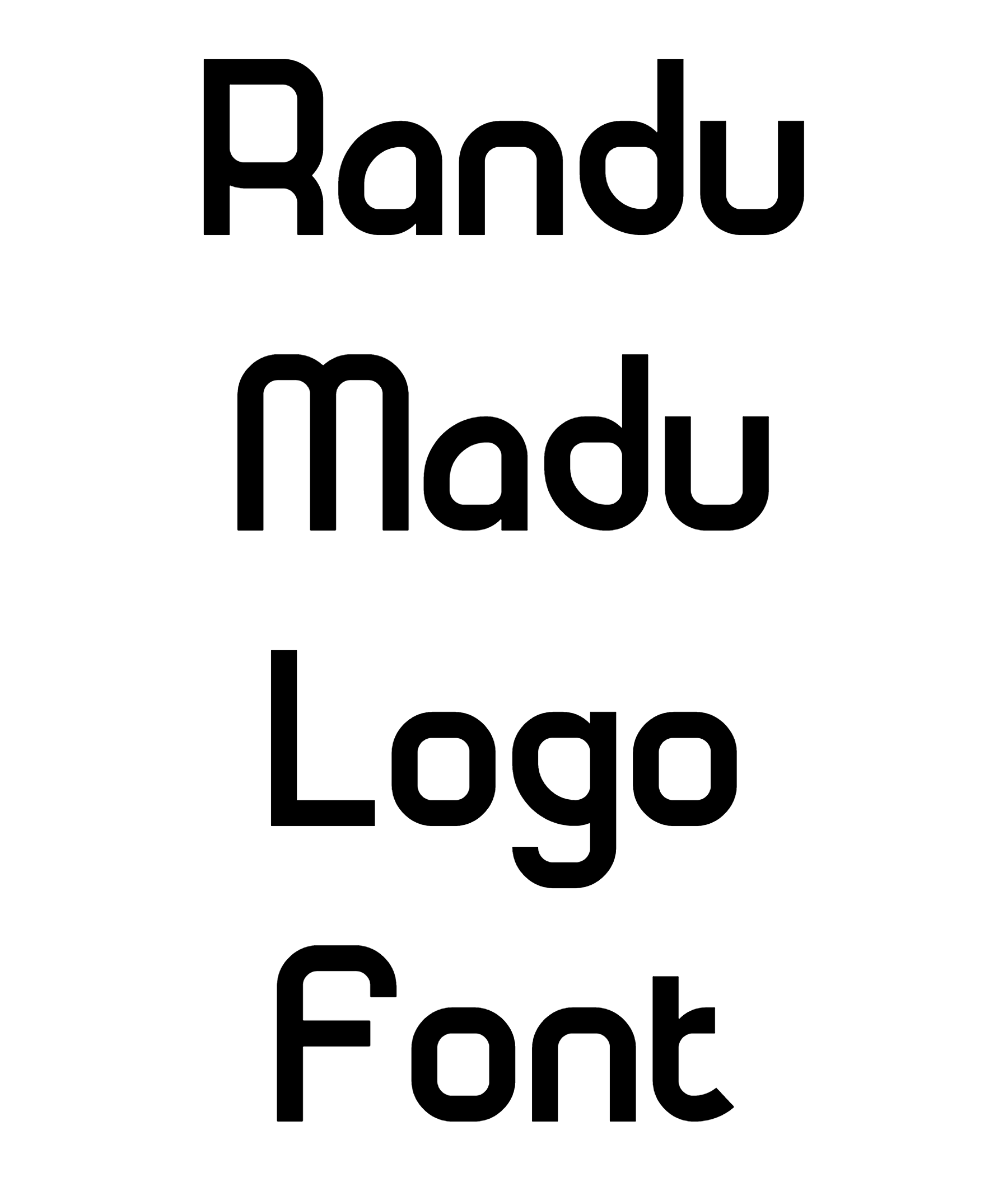 Randu Madu Logo Font - DafontStyle