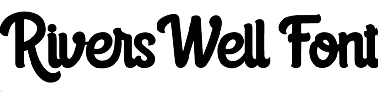 RiversWell Font - Dafont Style