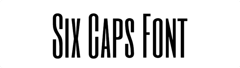 Six Caps Font - DafontStyle