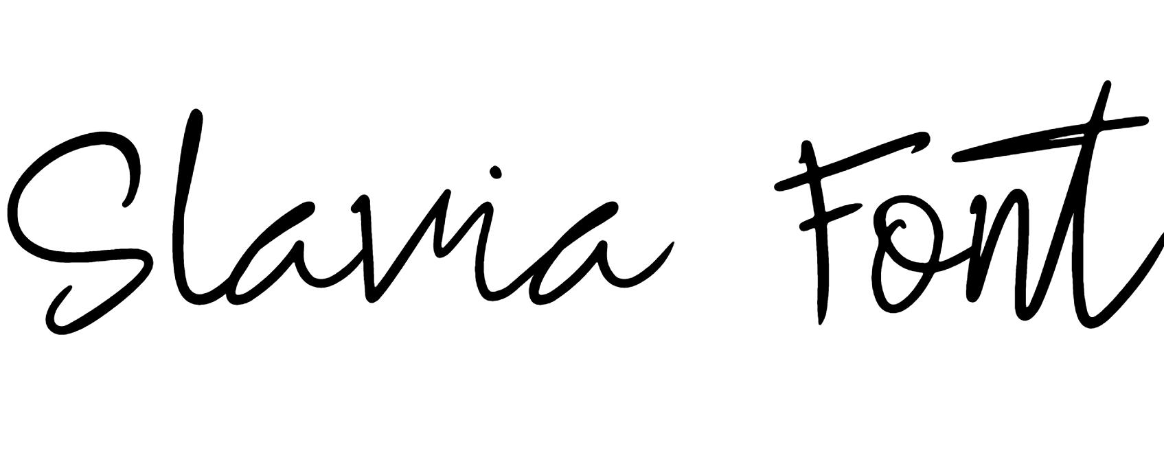 Slavia Font - DafontStyle