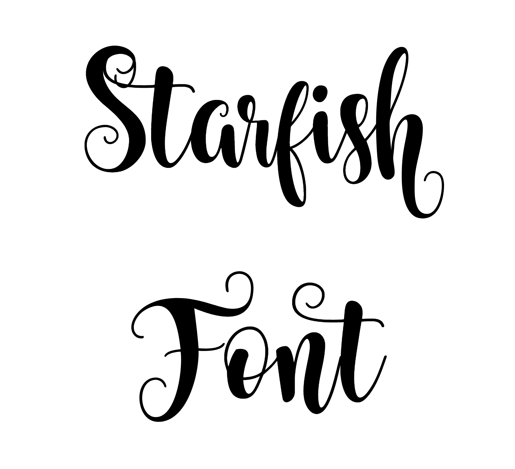 Starfish Font - Dafont Style