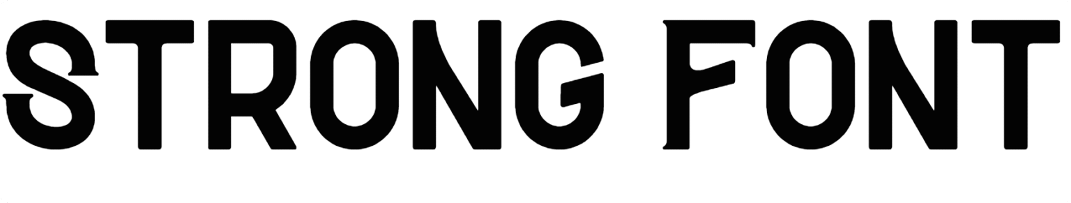 Strong Font - Dafont Style